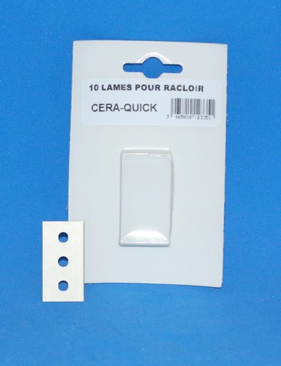 Céra-Quick 10 lames rechange pour racloir ceraquick | Droguerie Moderne
